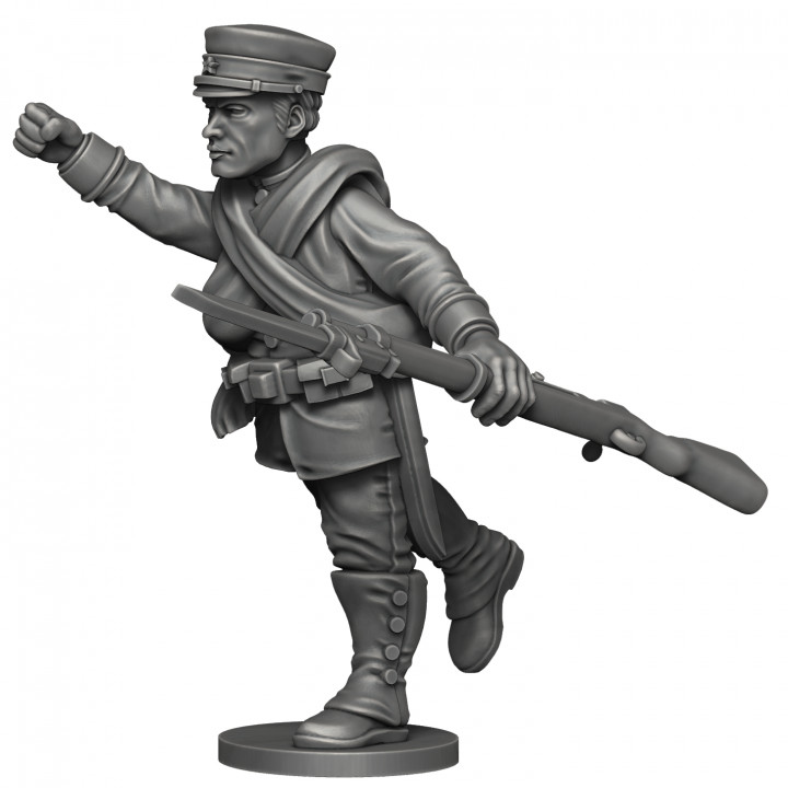 3D Printable World War 1 Japanese Rifle Squad by Wargames Atlantic