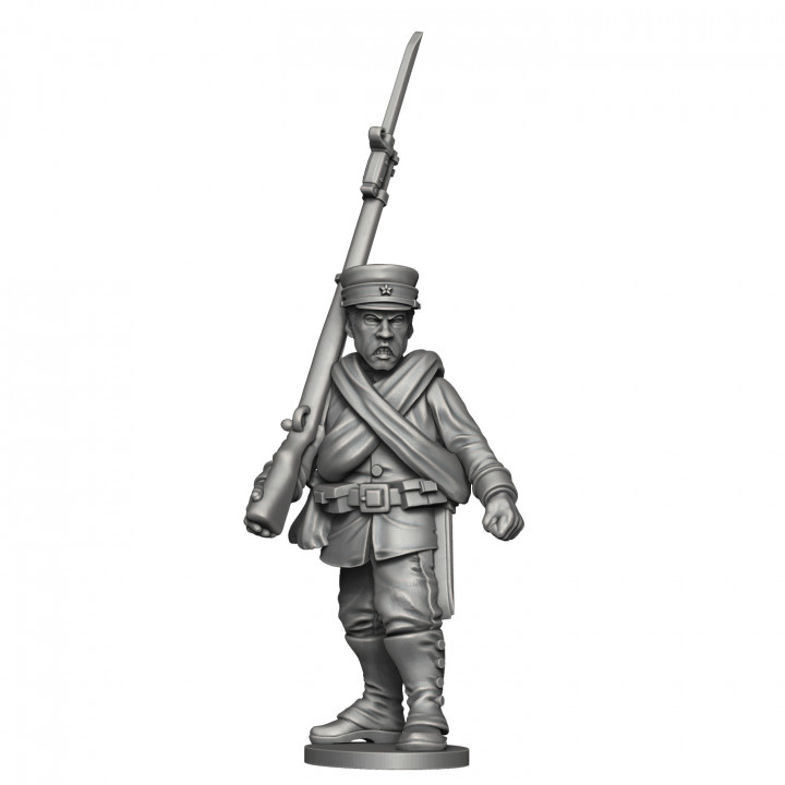 3D Printable World War 1 Japanese Rifle Squad by Wargames Atlantic