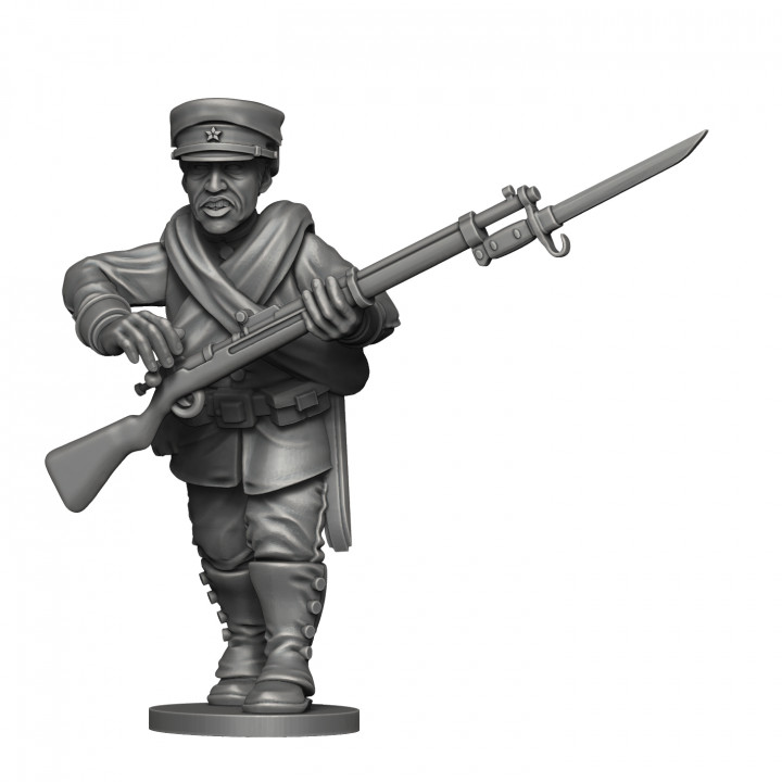 3D Printable World War 1 Japanese Rifle Squad by Wargames Atlantic