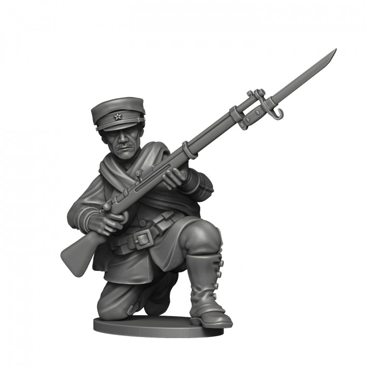 3D Printable World War 1 Japanese Rifle Squad by Wargames Atlantic