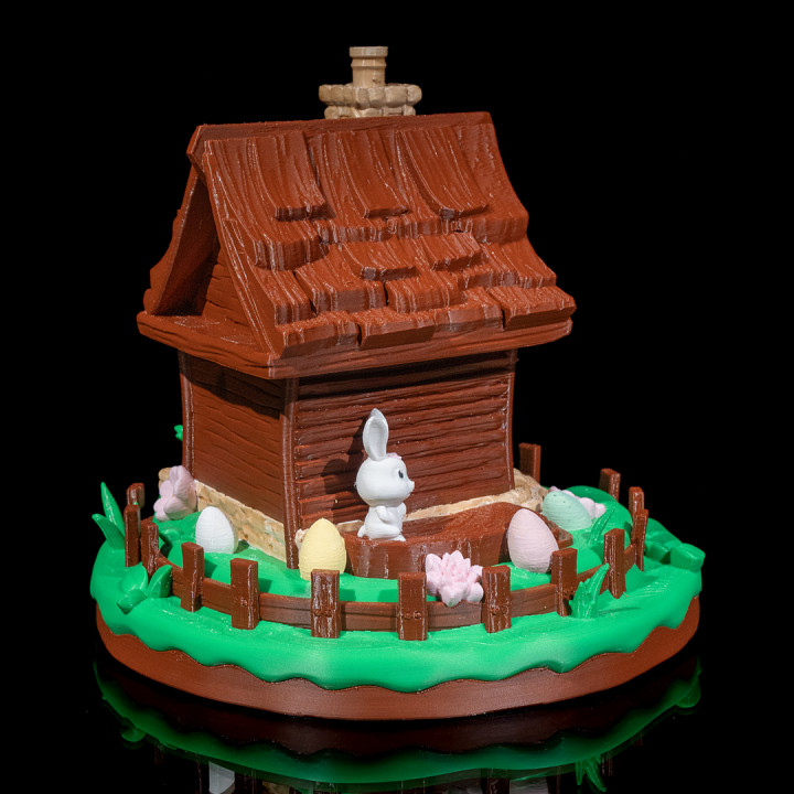 3D Printable Rabbit Cottage by Stlflix