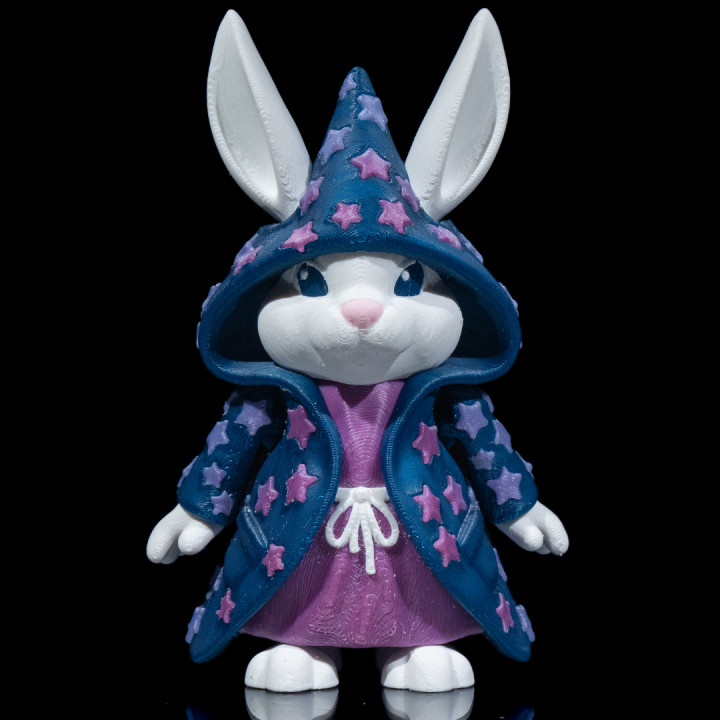 3D Printable Wizard Bunny by Stlflix