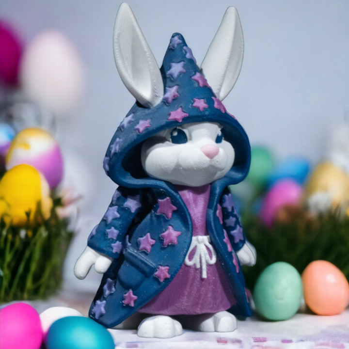 3D Printable Wizard Bunny by Stlflix
