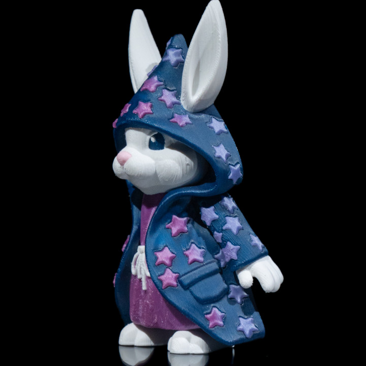 3D Printable Wizard Bunny by Stlflix