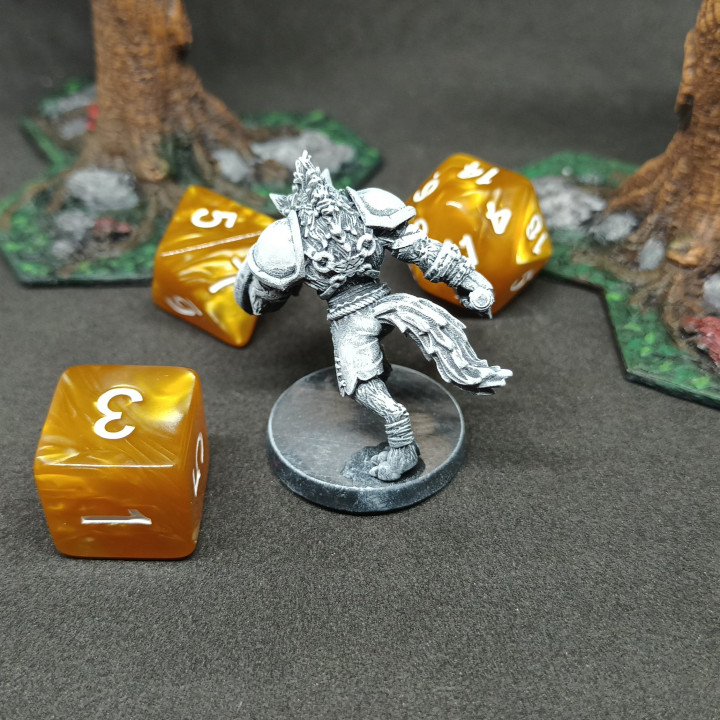 3D Printable Gnoll Warband - Brute B by Imagine Minis
