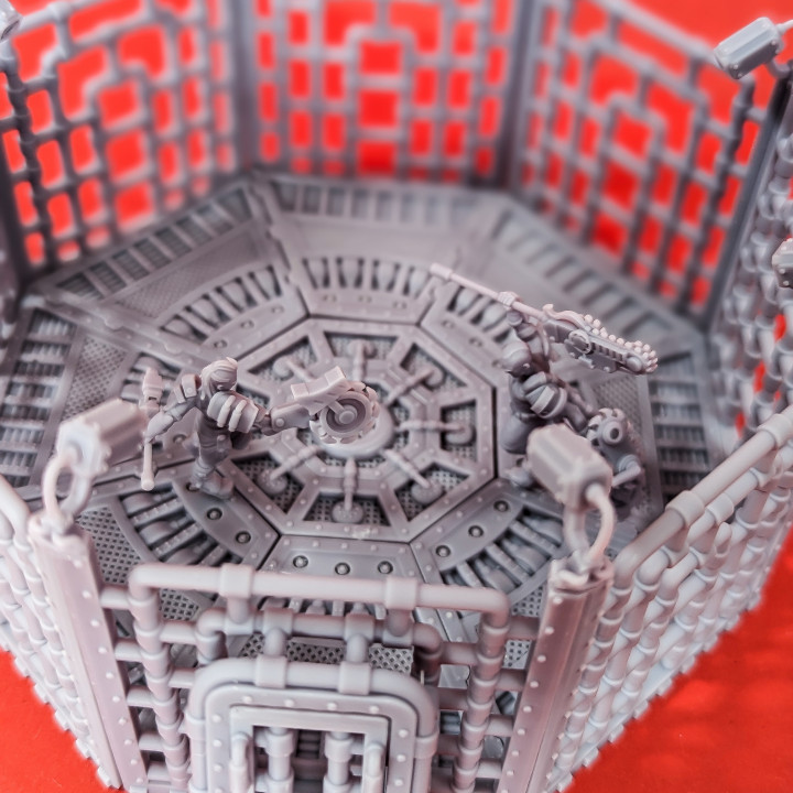 3D Printable Fighting Pit by Print Minis