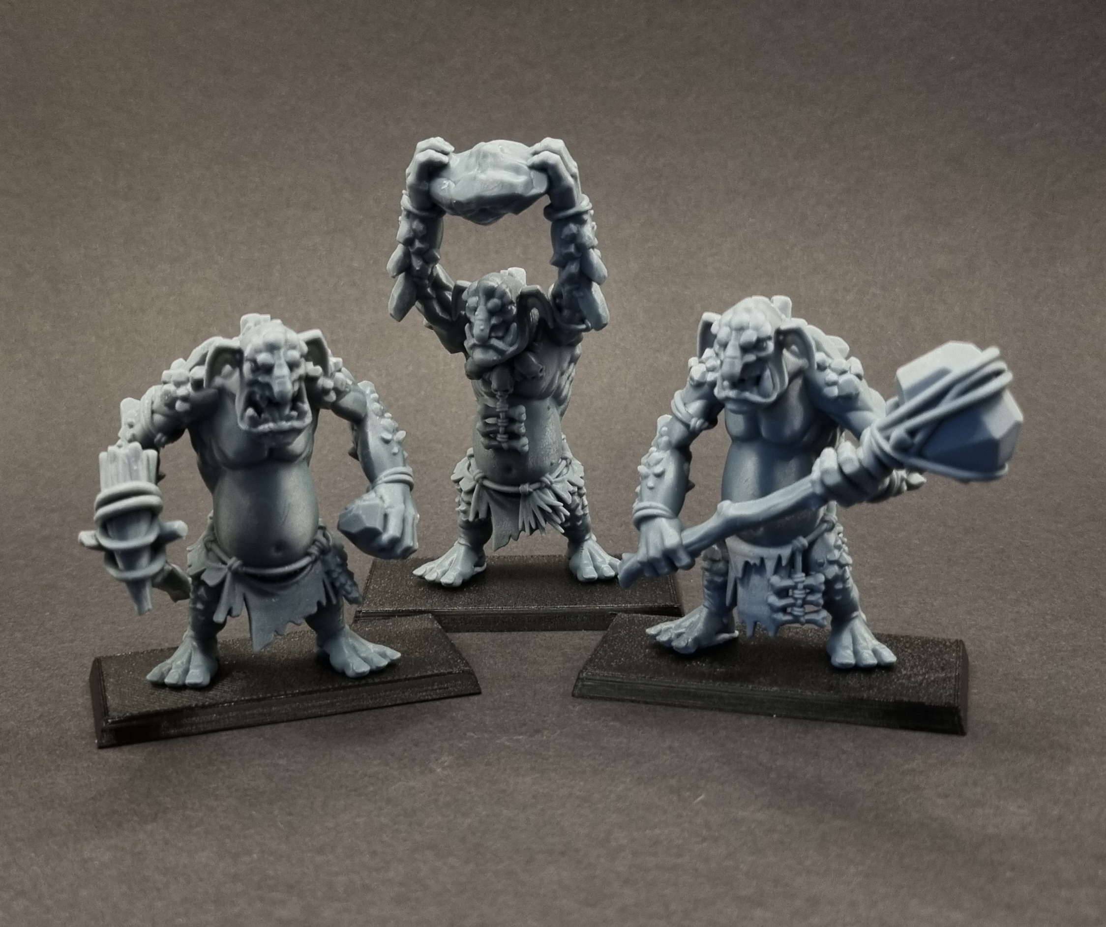 3D Printable Cave Trolls - Highlands Miniatures by Highlands Miniatures