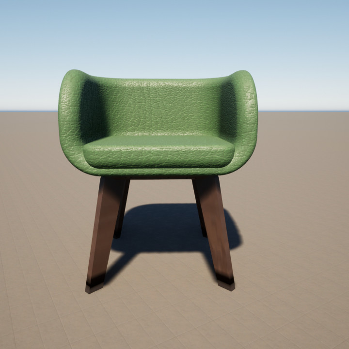 3D Printable Lounge Chair by NaisuanShop
