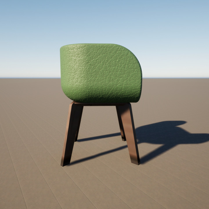 3D Printable Lounge Chair by NaisuanShop