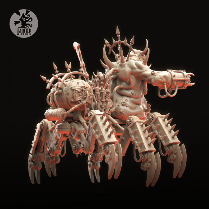 3D Printable Bubonic Annihilator Walker by Tainted Windmill