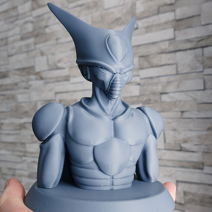 3D Printable Dragon Ball Z - Cell Bust by Zav