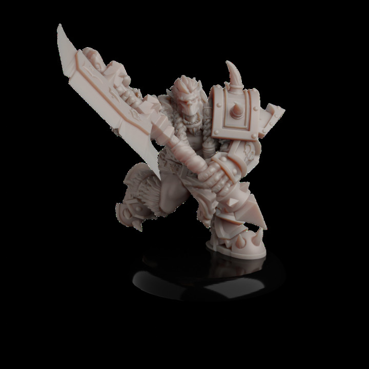 3D Printable Orc Grunts | Orcish Hordes by RavenCrowe Minis