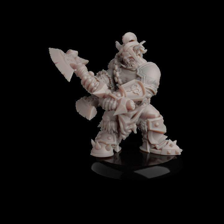 3D Printable Orc Grunts | Orcish Hordes by RavenCrowe Minis