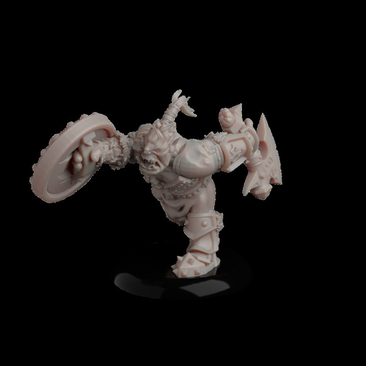 3D Printable Orc Grunts | Orcish Hordes by RavenCrowe Minis