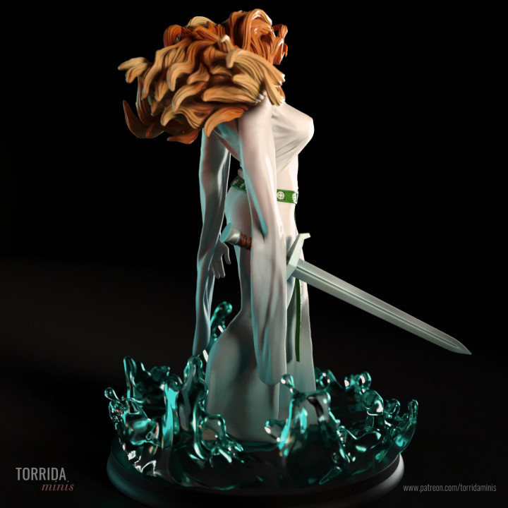 3D Printable Lady of the Lake by Torrida Minis