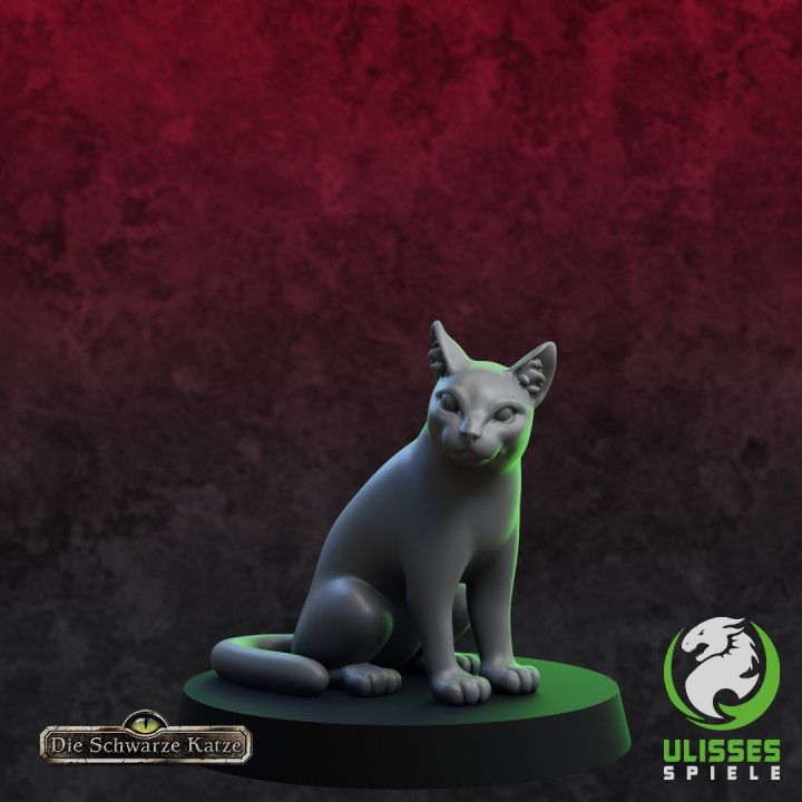 3D Printable A Furry Tale - Cats (5) / Die Schwarze Katze - Katzen (5 ...