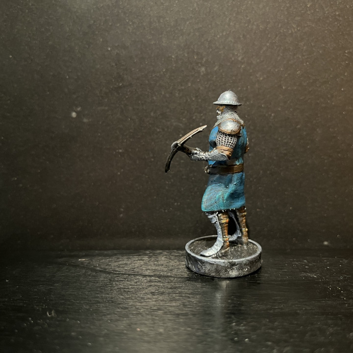 3D Printable Mercenary Heavy Crossbowman - 32mm by Miklós Patyi