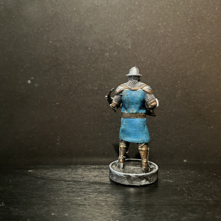 3D Printable Mercenary Heavy Crossbowman - 32mm by Miklós Patyi