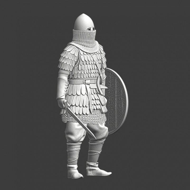 3D Printable Medieval Kievan Rus Heavy warrior by Northern Crusades ...