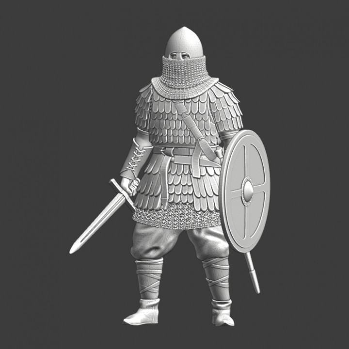 3D Printable Medieval Kievan Rus Heavy warrior by Northern Crusades ...