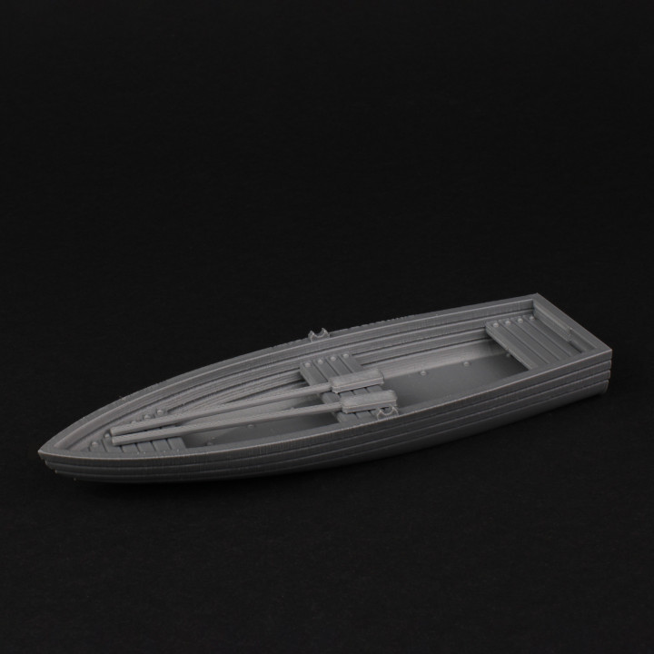 3D Printable Scum City - Boat by Tesseract Tomb