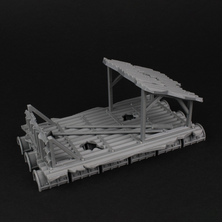 3D Printable Scum City - Raft by Tesseract Tomb