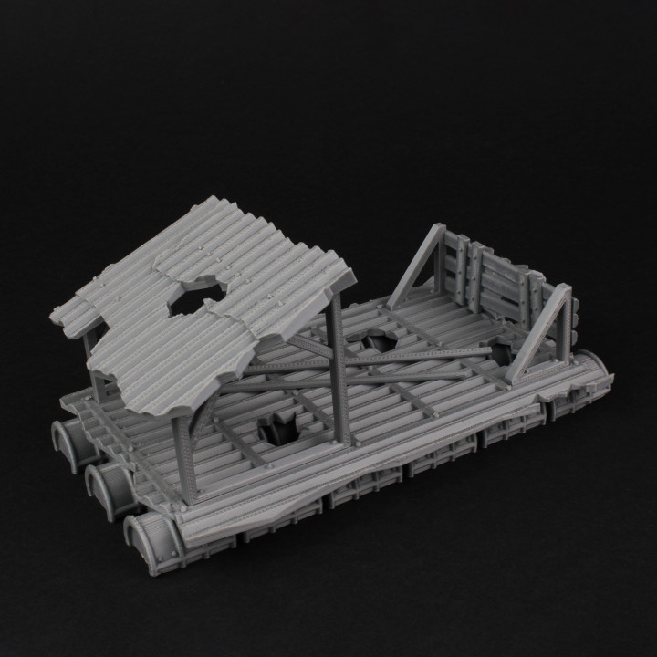 3D Printable Scum City - Raft by Tesseract Tomb