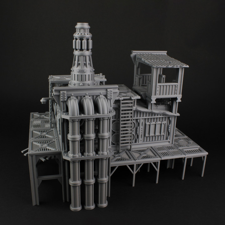 3D Printable Scum City - Hab Block by Tesseract Tomb