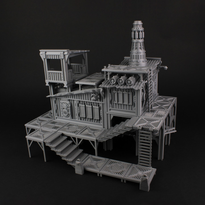 3D Printable Scum City - Part 2 by Tesseract Tomb