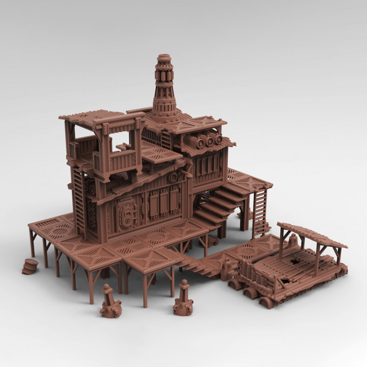 3D Printable Scum City - Part 2 by Tesseract Tomb