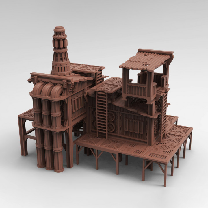 3D Printable Scum City - Part 2 by Tesseract Tomb