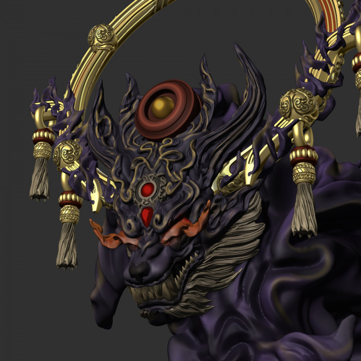 3D Printable The Shadow Dragon by Mojibake Collectibles