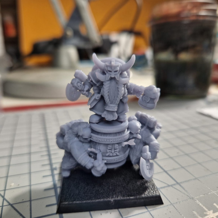 3D Printable Dwarf Brewmaster by Mysterious Stew