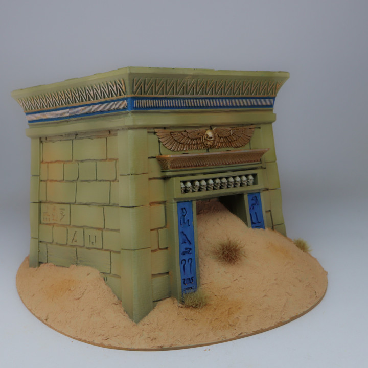 3D Printable Tombs - Sunken Tomb 28mm by Laser Terrain
