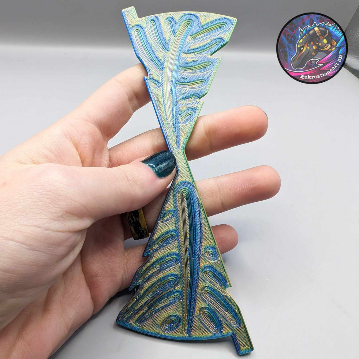 3D Printable Twisting Tree Dice Tower by Kirsten M