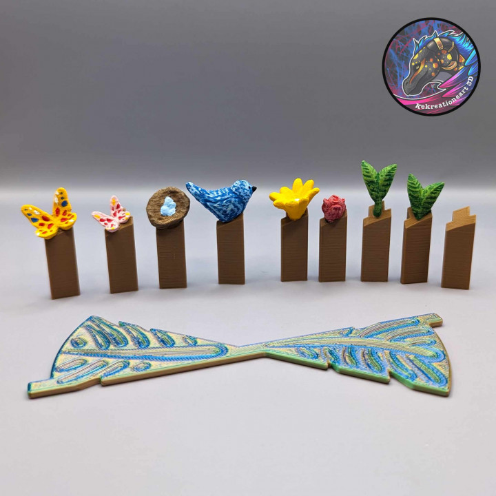 3D Printable Twisting Tree Dice Tower by Kirsten M