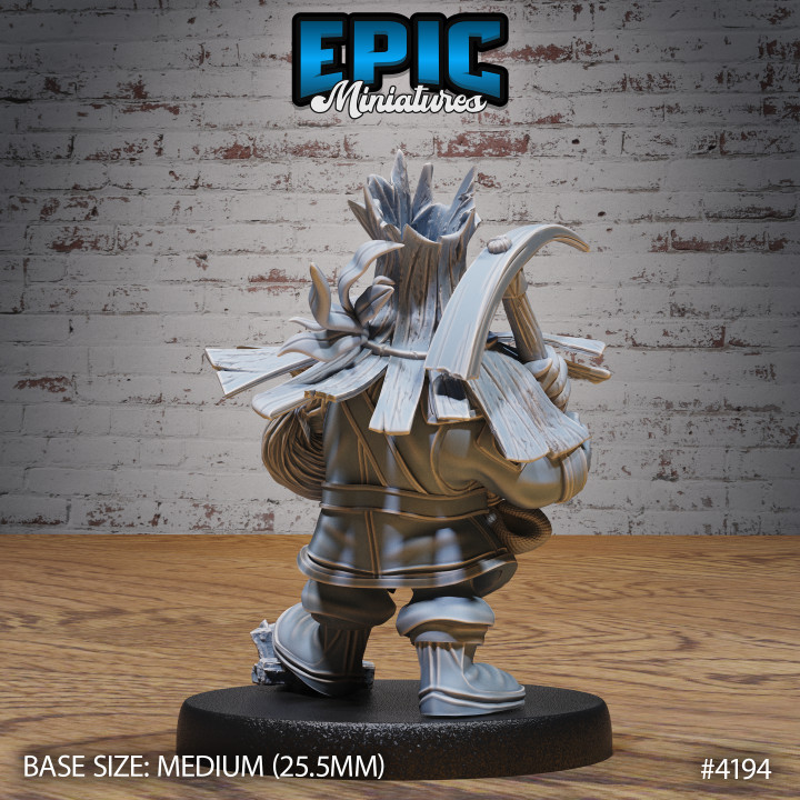 3D Printable Wild Dwarf Miner Set / Dwarfen Warrior / Mysterious ...