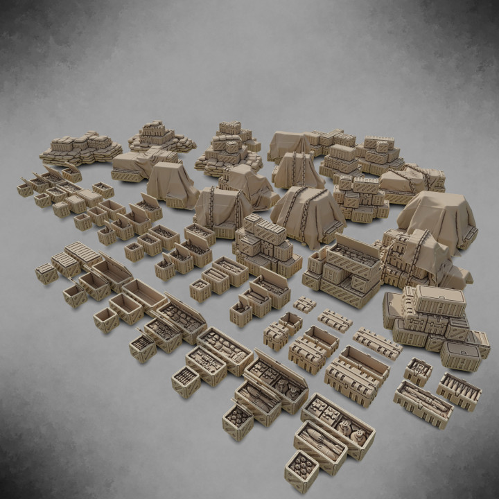 3D Printable Future battlefield by Terrain4Print