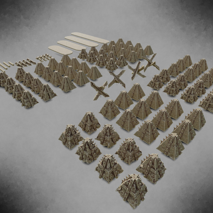 3D Printable Future battlefield by Terrain4Print