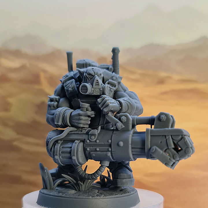3D Print of Ork Kommando zapper by Ruins of Ashelnia