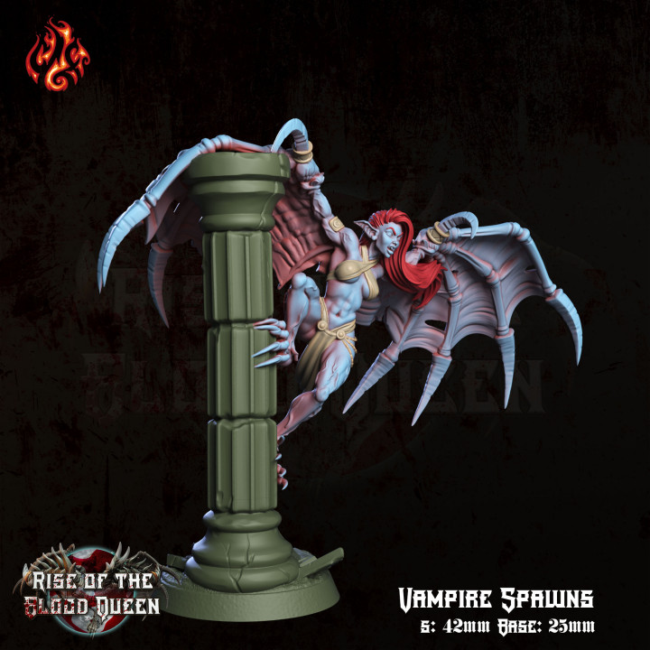 3D Printable Vampire Spawns by Crippled God Foundry