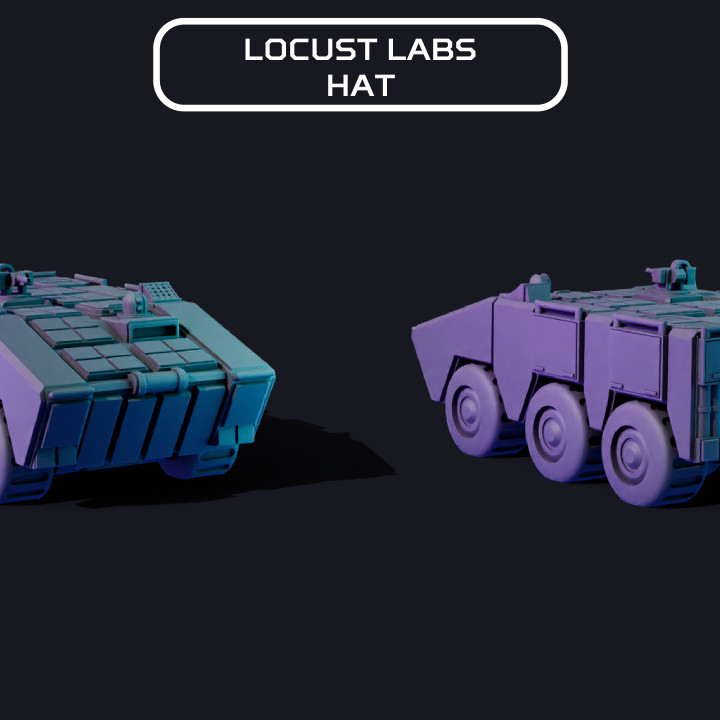 3D Printable 6mm HAT by Locust_Labs