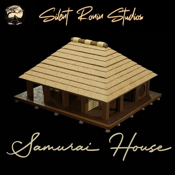 3D Printable Japanese Samurai House 2 v1.0 (incl. assembly guide) (part ...