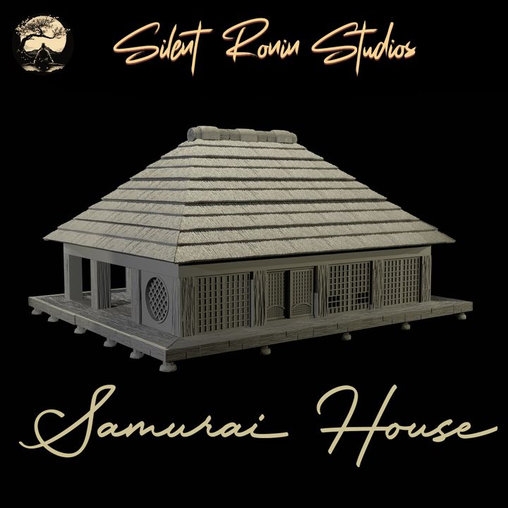 3D Printable Japanese Samurai House 2 v1.0 (incl. assembly guide) (part ...