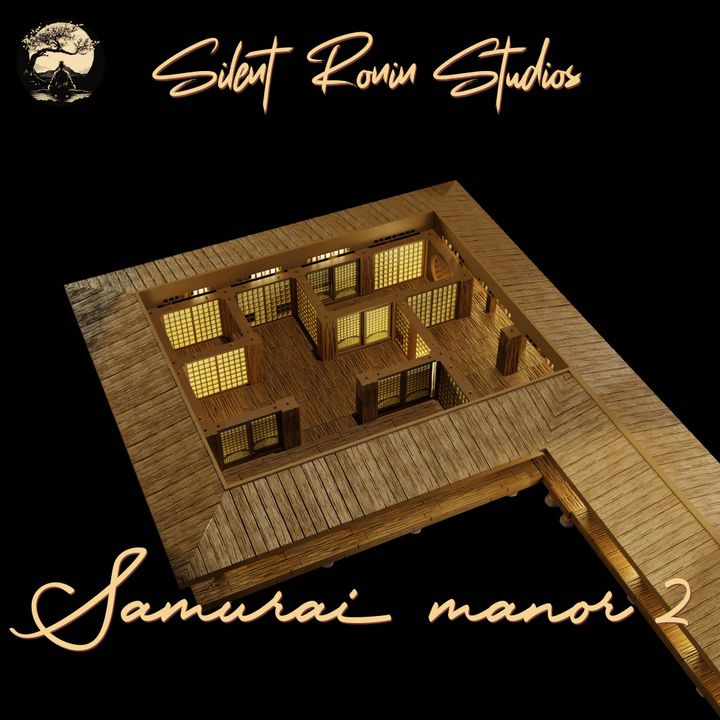 3D Printable Japanese Samurai House 2 v2.0 (incl. assembly guide) (part ...