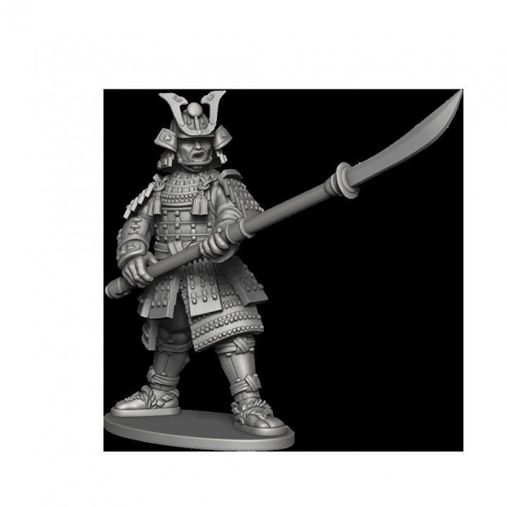 3D Printable Armored Samurai (1) by Wargames Atlantic