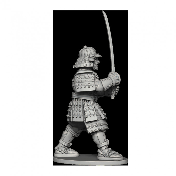 3D Printable Armored Samurai (1) by Wargames Atlantic