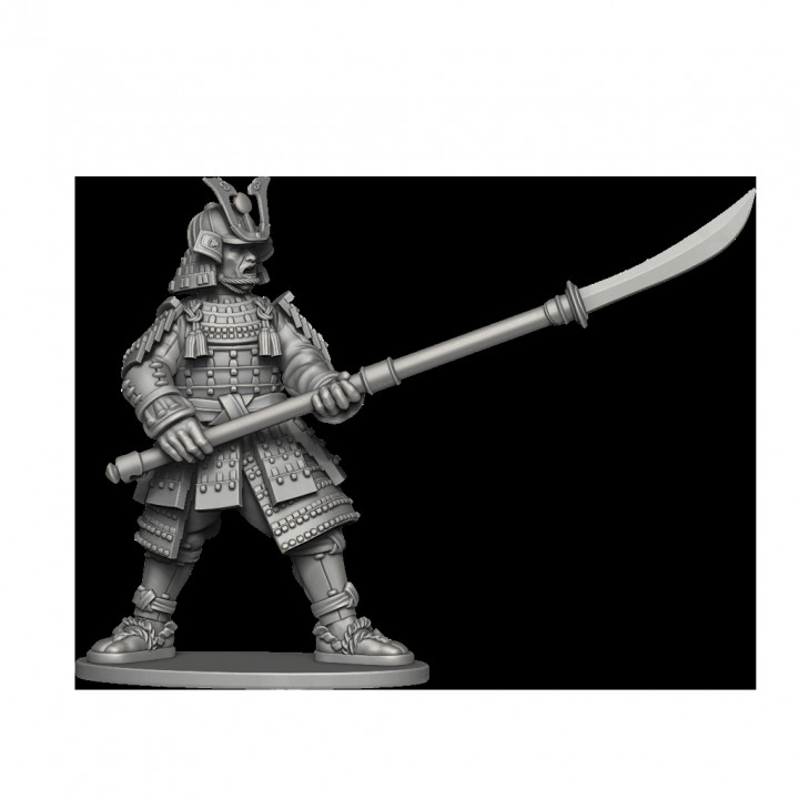 3D Printable Armored Samurai (1) by Wargames Atlantic