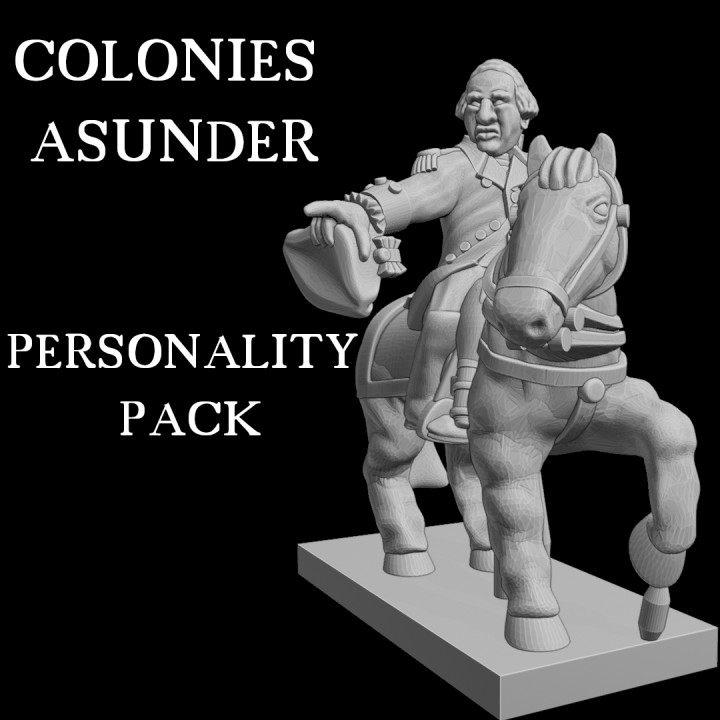 3D Printable Colonies Asunder: Personality Pack AWI-2 by Turner Miniatures