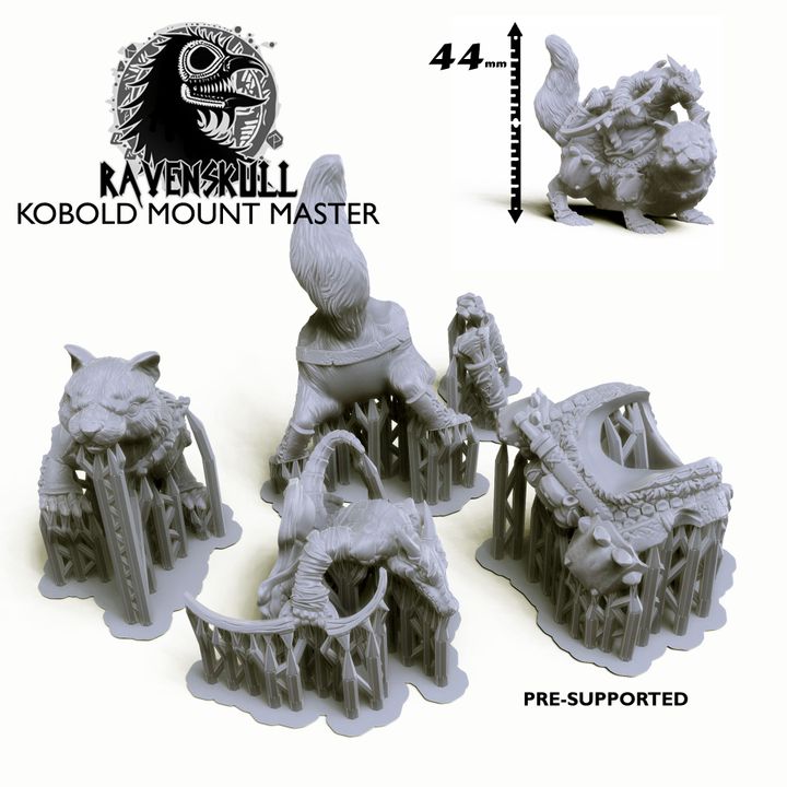 3D Printable Kobold Mount Master by Ravenskull
